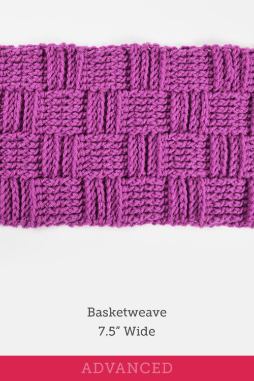 Basketweave Panel Crochet Pattern - Crimson & Clever